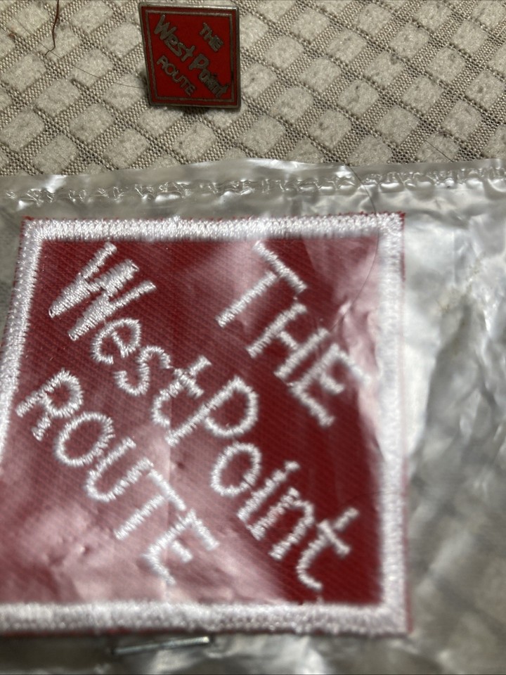 Georgia Railroad The West Point Route Historical 2" Square Patch Lapel ...
