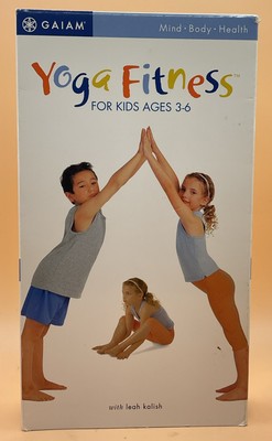 Yoga Fitness For Kids Ages 3-6 VHS 2001 Gaiam Fitness **Buy 2 Get 1 ...