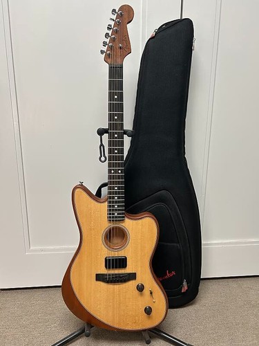 Fender American Acoustasonic Jazzmaster Acoustic Electric Guitar ...