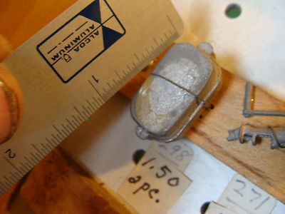 Vintage Single miniature LEAD figure: boiler ? pans | eBay