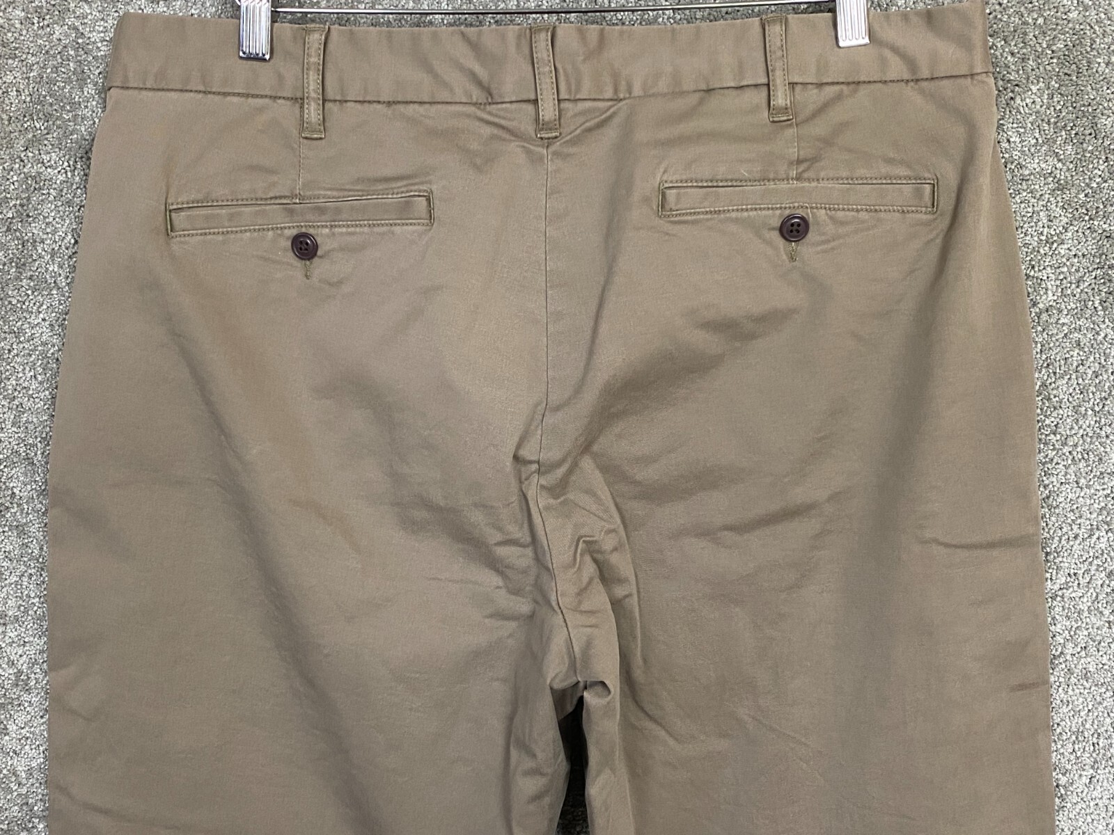 $80 New Lands' End Men's Traditional Fit Flannel Lined Pants Brown ...