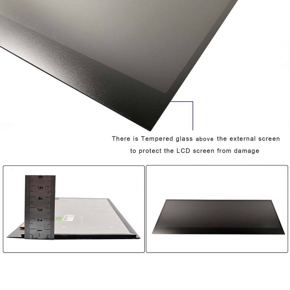 HD USBC Type C LCD Controller Board 14inch 14" 4K 3840x1100 Bar LCD ...