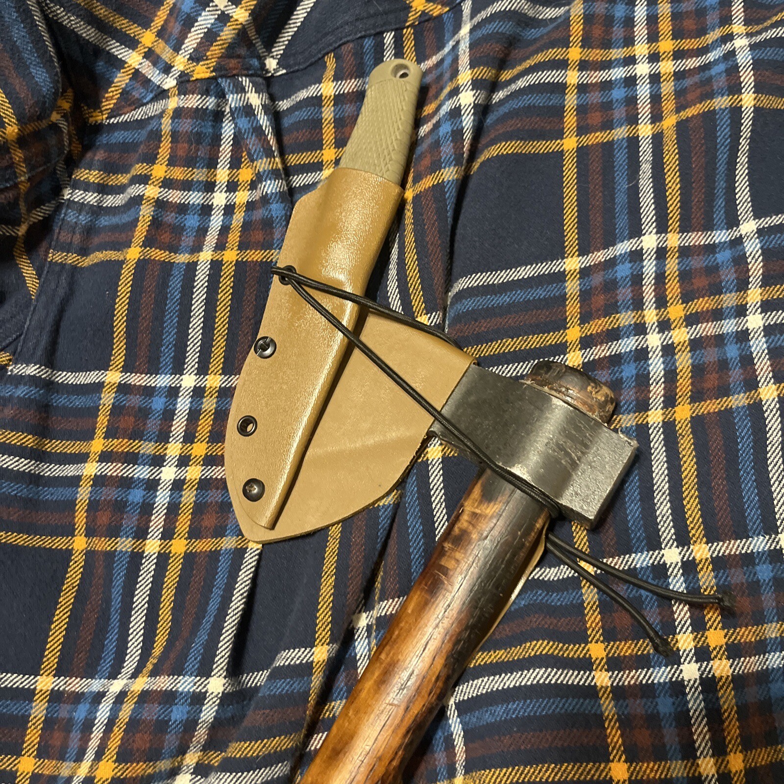 No Hawk/Knife Included-ColdSteel Tomahawk / Benchmade Custom Kit READ ...