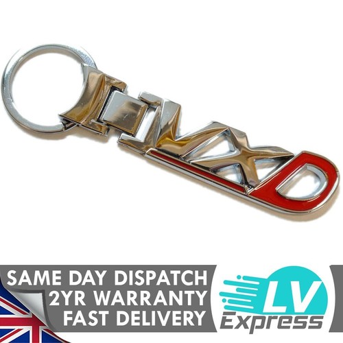 Keychain For VXD Keyring Chrome & Red Matches Badge | eBay