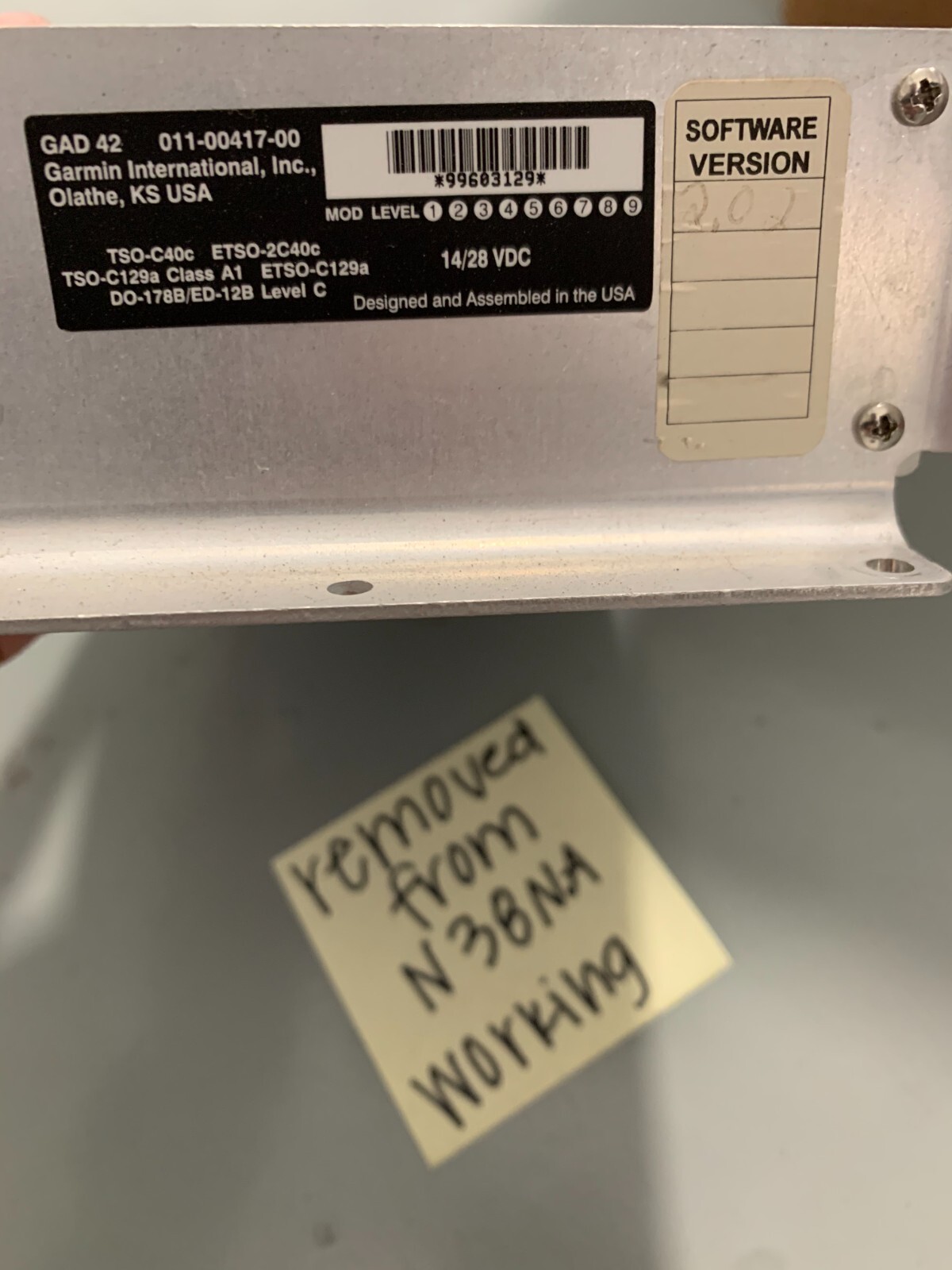 Garmin GAD-42 Interface Adapter Unit Part # 011-00417-00 | eBay