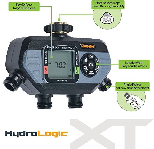 73280 Digital Water Electronic Hose Timer 4 Zone Black/gray 42206732804 ...