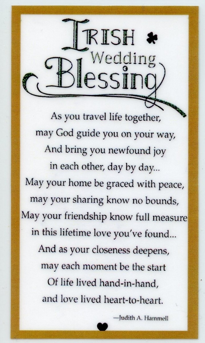 Irish Blessing For Wedding Day Traditional Irish Blessing (How To