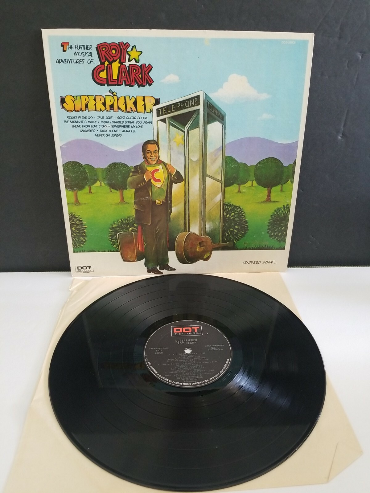 ROY CLARK SUPERPICKER VINTAGE VINYL LP RECORD ORIGINAL V.G. + CONDITION ...