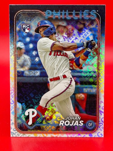 2024 Topps JOHAN ROJAS Phillies Rookie rc #209 All Star Game Foil ~QTY ...