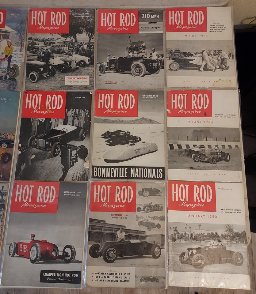 LOT Hot Rod Magazine Complete #1 Jan 1948 to 2014 + Rare Minis Annuals ...