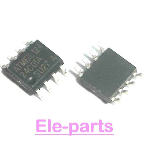 50 PCS AT24C01A-10SU-2.7 SOP-8 AT24C01 24C01 -8 2-Wire Serial EEPROM IC ...