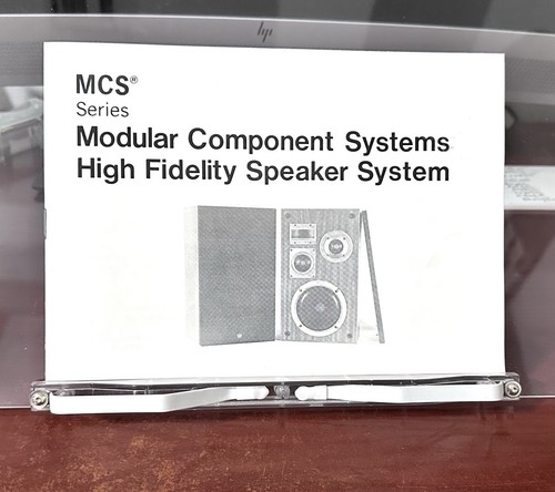 MCS Series JC Penney Speaker Owners Manual Pamphlet Installation 1977 ...