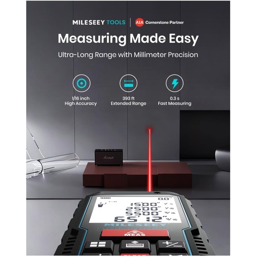 High Accuracy Laser Tape Measure - Battery Included | eBay Australia
