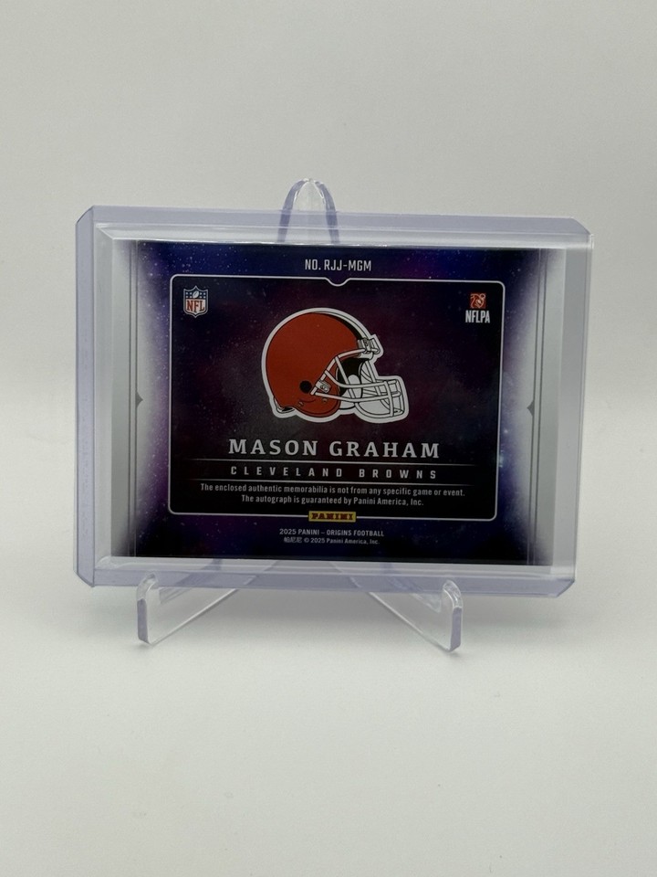 2025 Panini Origins Mason Graham #RJJ-MGM Rookie Patch Auto | eBay