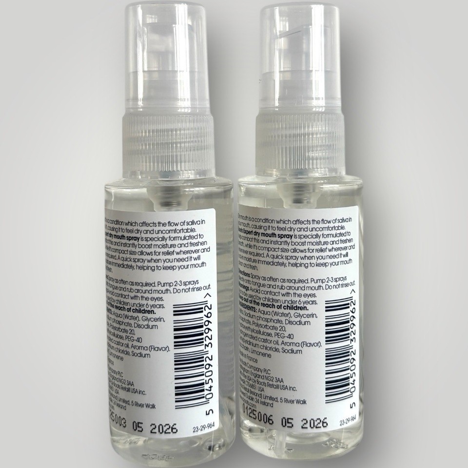 2 x Boots Expert Dental Dry Mouth Spray 50ml | eBay UK