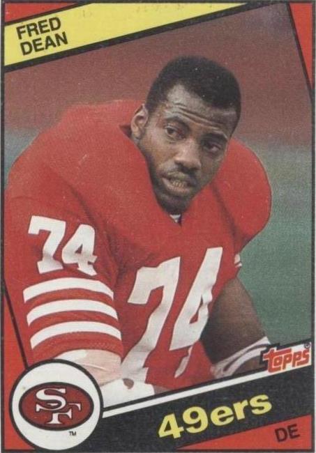 1984 Topps Fred Dean #354 for sale | eBay