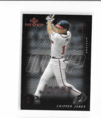 2002 Upper Deck MVP Chipper Jones #148 Braves | eBay