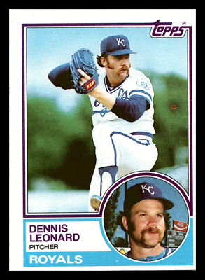 1983 Topps Dennis Leonard Kansas City Royals #785 VG-EX Vintage | eBay