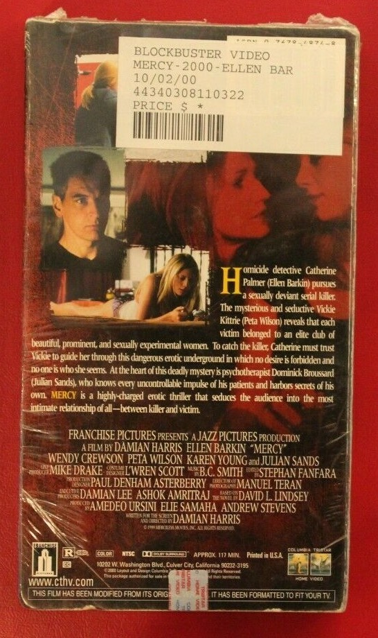 Mercy (VHS 2000) 43396048560| eBay