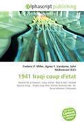 1941 Iraqi Coup D'état von Frederic P. Miller John Mcbrewster Agnes F ...