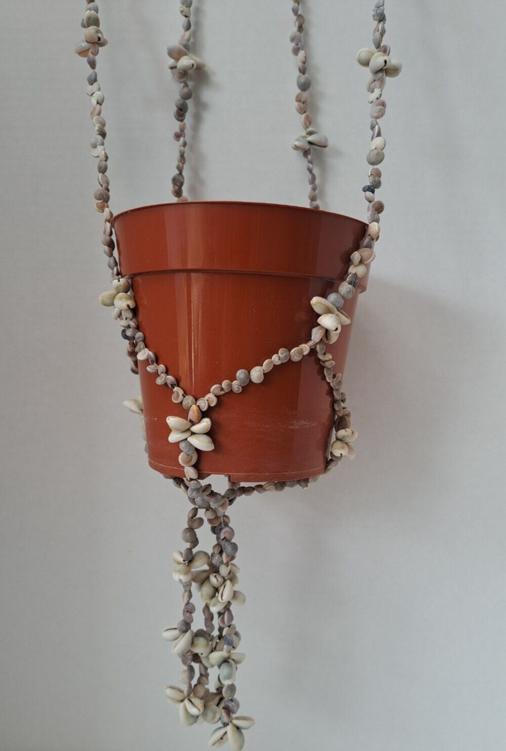 Seashell Plant Hanger 39 inches Pot NOT Included Shell Hanger | eBay