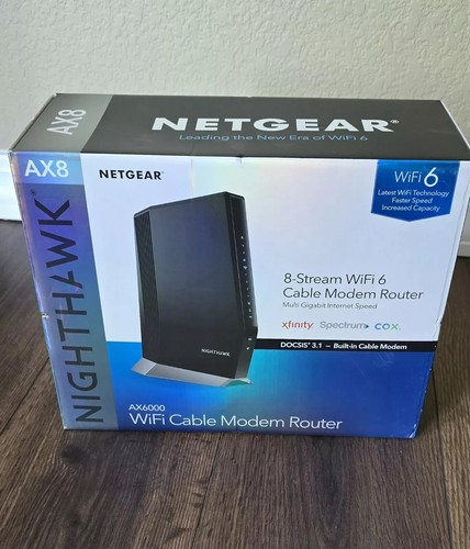 NETGEAR NIGHTHAWK EAX80 -100NAS AX8 8-Stream AX6000 WiFi6 Mesh Extender ...