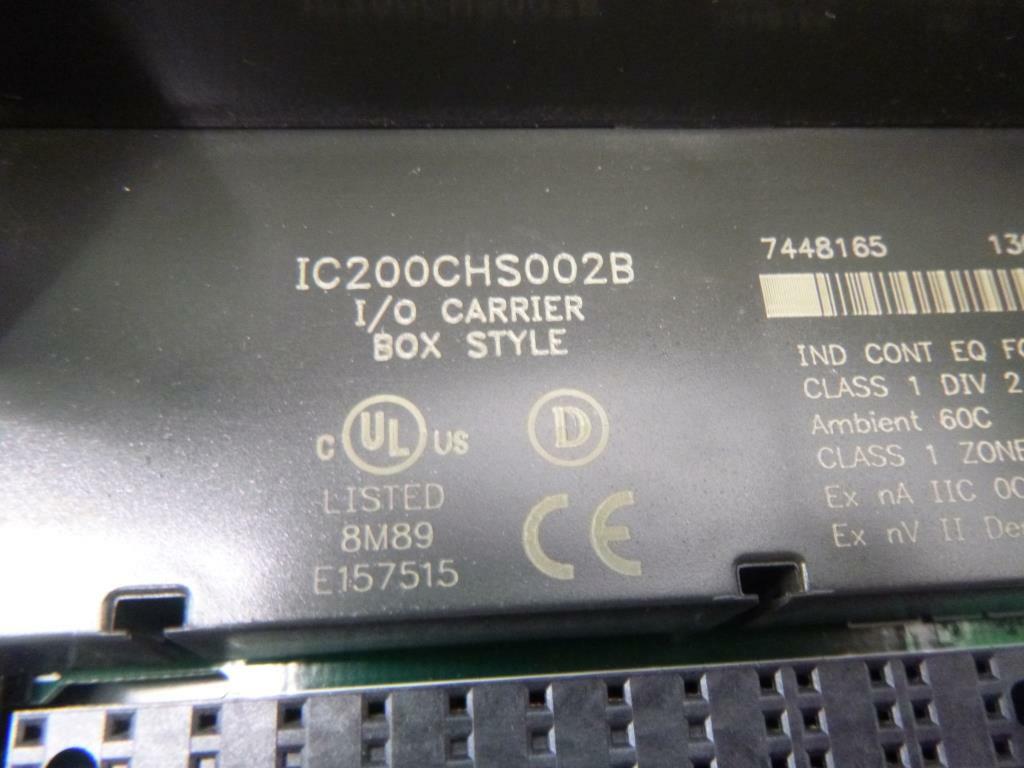 IC200CHS002 - GE FANUC - IC200CHS002 / Rack Mount Input/Output USED | eBay