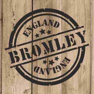 Bromley Sticker Vinyl 10 cm / 4" Decal Stamp Bromley England Car Wall ...