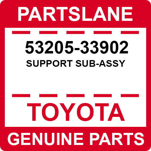 53205-33902 Toyota OEM Genuine SUPPORT SUB-ASSY | eBay