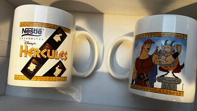 2- VTG Rare MUG Hercules Nestle Chocolate Celebrates Disney's HTF Cup ...