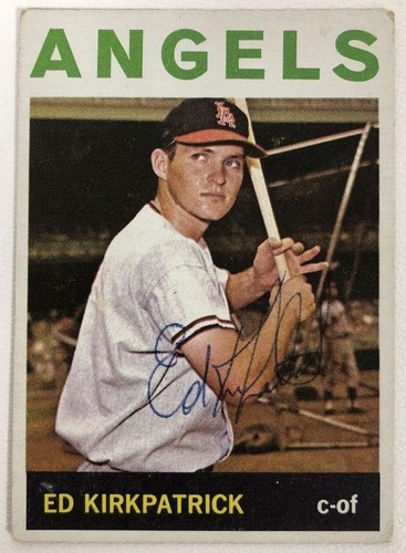 Ed Kirkpatrick Signed Autographed 1964 Topps Baseball Card : California ...