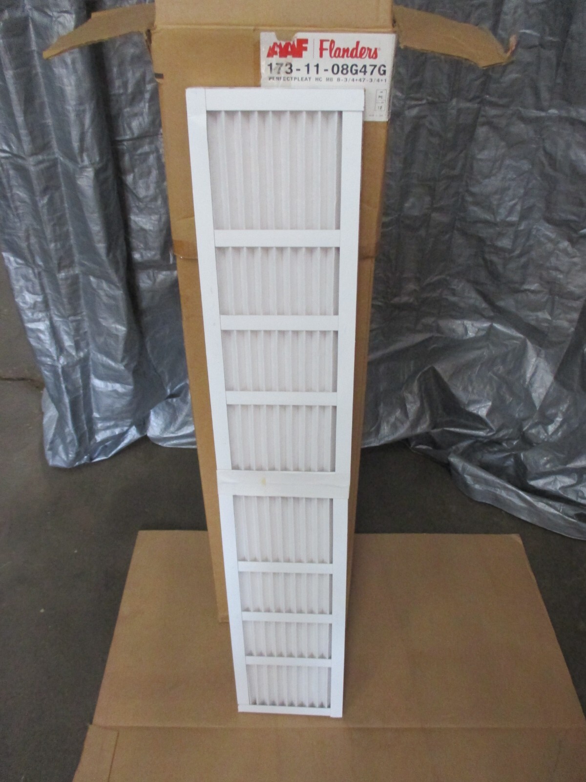 AAF 173-11-08G47G 8-3/4 X 47-3/4 X 1 AIR FILTER PERFECTPLEAT HC M8 15 ...