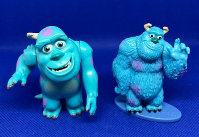 Disney Pixar Monsters Inc Sully Plastic Mini Action Figure 3" Blue ...