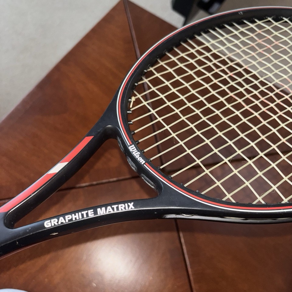 Wilson Graphite Matrix Midsize Graphite Reinforced Tennis Racquet 4 3/8 ...