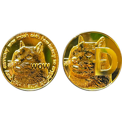 BL12-003 Dogecoin 2 oz doge Commemorative Challenge Coin Limited ...