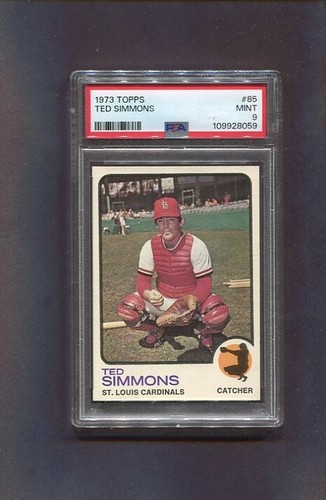 1973 TOPPS BASEBALL-#85 TED SIMMONS PSA 9 MINT | eBay