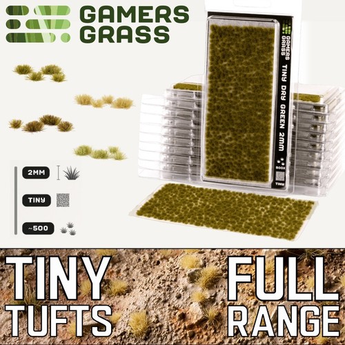 Gamers Grass: TINY TUFTS ∼500/sheet - Basing & Scale Model Diorama | eBay