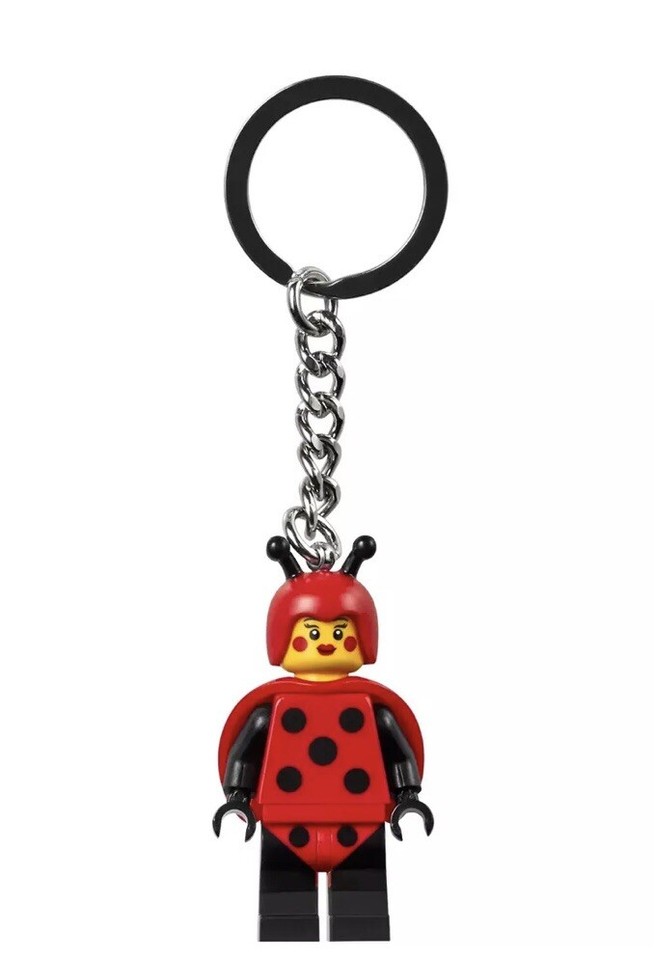 LEGO Ladybug Girl 854157 Red Black Beetle Keyring Keychain - Retired ...