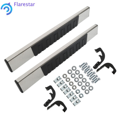 6" Running Boards For 07 08-18 Chevy Silverado Regular Cab Side Step ...