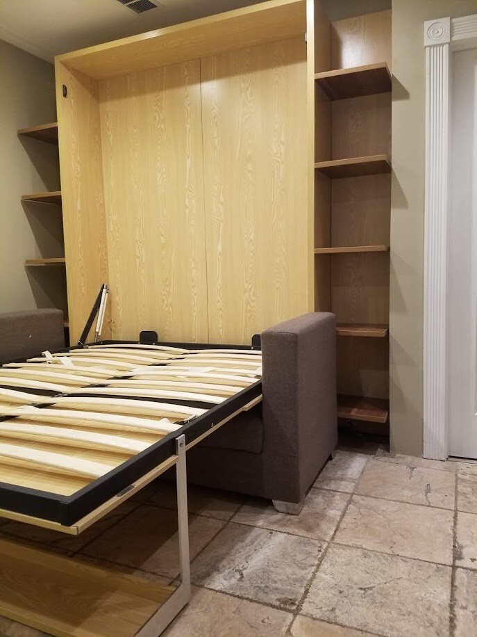 Murphy Queen Size bed wall unit italian design 11 3/4 depth mattress ...