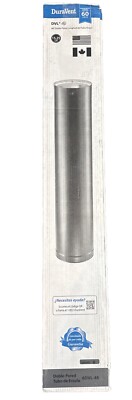 DuraVent DVL 6DVL-48 6 Inch Galvanized Steel Double Wall Stove Pipe ...