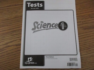 BJU Science 1 (3rd ed) Tests | eBay
