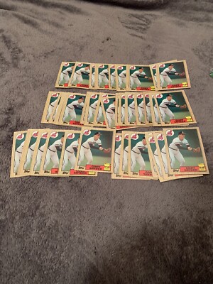1987 TOPPS CORY SNYDER ROOKIE CARD LOT OF 48 - #192 Cleveland Indians ...