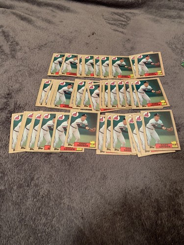 1987 TOPPS CORY SNYDER ROOKIE CARD LOT OF 48 - #192 Cleveland Indians ...