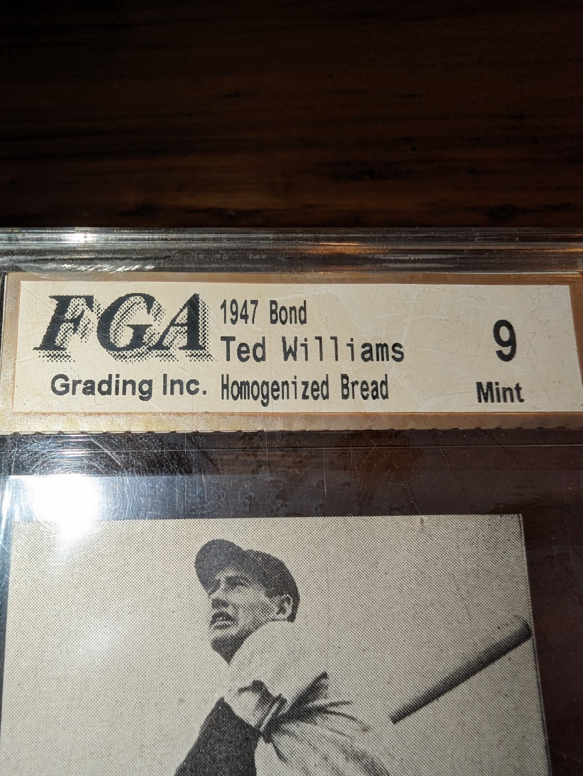 1947 Bond Ted Williams Homogenized Bread. MINT | eBay