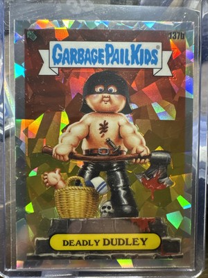 Deadly Dudley Atomic Refractor 2021 Topps Chrome Garbage Pail Kids OS4 ...
