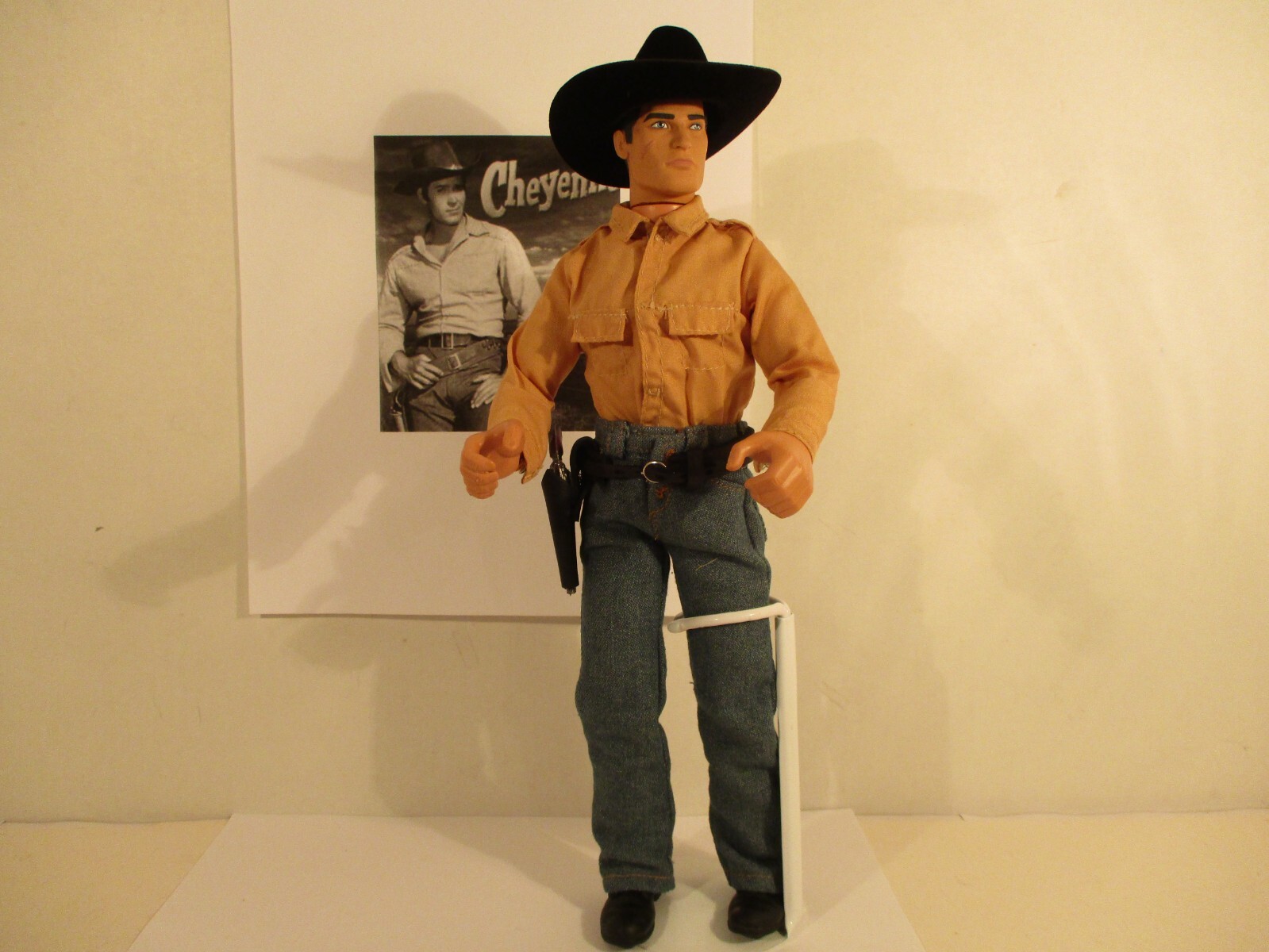 Cheyenne Bodie Clint Walker tv series 12" custom figure old West | eBay