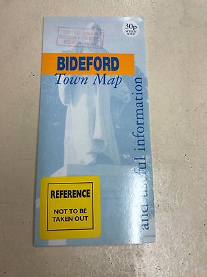 Bideford Town Map and Useful Information | eBay UK
