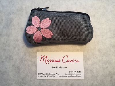 Messina Covers 1 Single Trumpet Mouthpiece Case Pouch Light Grey Pink ...