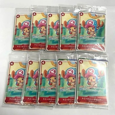 10 Packs One Piece Mcdonald's Chopper Promo Card 2025 Japanese Sealed ...